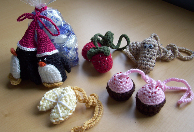 Ravelry: Package Toppers pattern by Sally Byrne