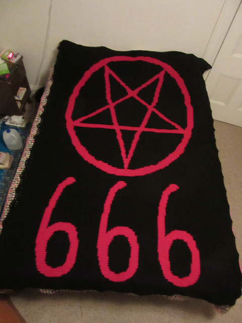 Ravelry: Satanic Blanket pattern by Loranda Thompson