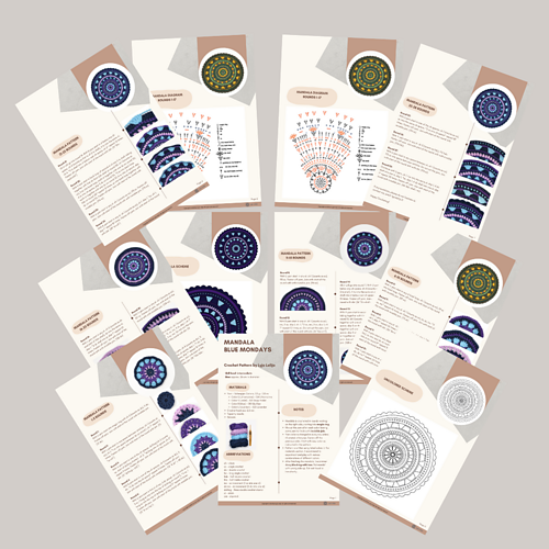 Ravelry: Mandala Blue Monday pattern by Vita Mašalienė