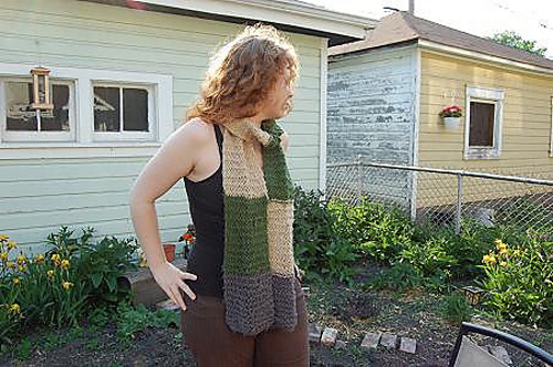 Ravelry: Go-Go Garter Stitch Scarf pattern by Debbie Stoller