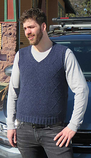 Ravelry: Diamond Jim Vest pattern by Linda Lynn