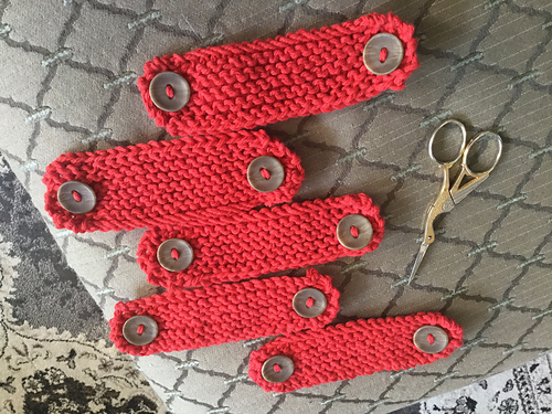 Ravelry: Easy Ear Saver Mask Extenders pattern by marianna mel