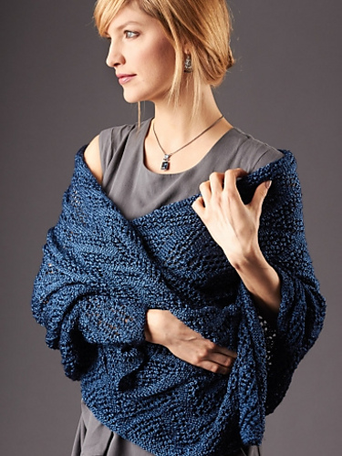Ravelry: Glowing Chevron Wrap pattern by Patons