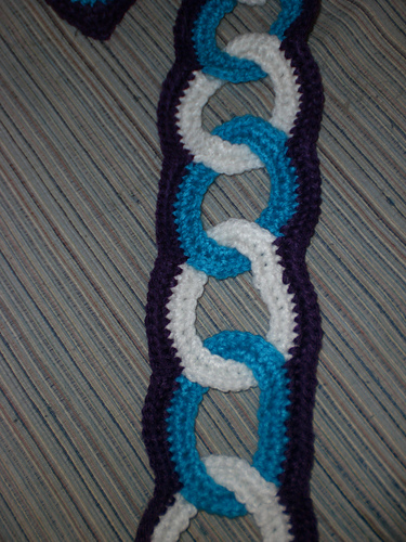 Ravelry: Chain Link Scarf pattern by Melissa Bebak