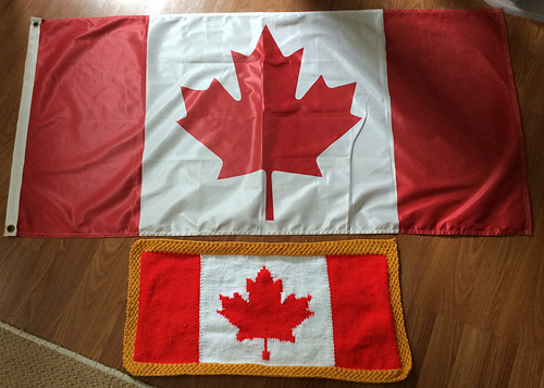 Ravelry: Canadian Flag pattern by Cynthia MacDougall