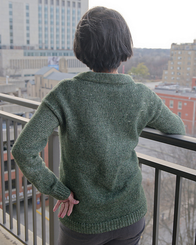 Ravelry: "Girlfriend Cardigan" Sweater and Dress pattern by Lauren Riker