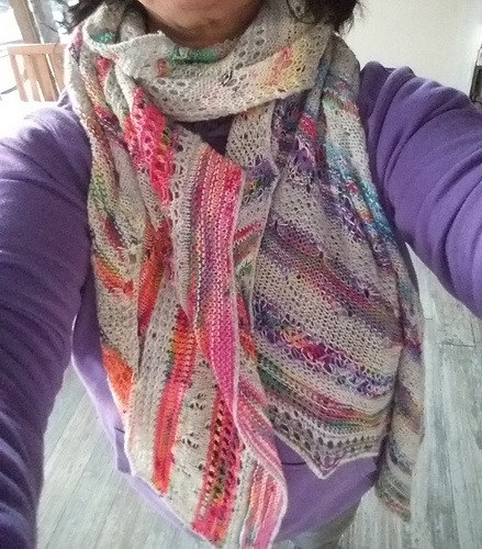 Ravelry: Advent MiniSkein Sampler Wrap pattern by Julie-Ann Amos