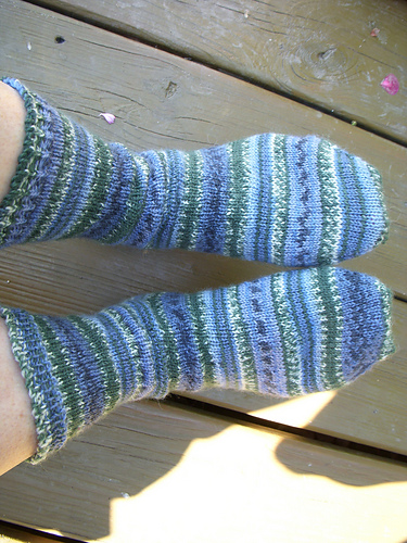 Ravelry: Just Another Vanilla Sock pattern by Sarah Stevens