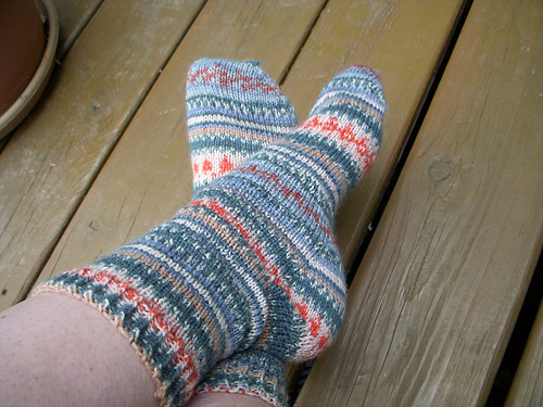 Ravelry: Just Another Vanilla Sock pattern by Sarah Stevens