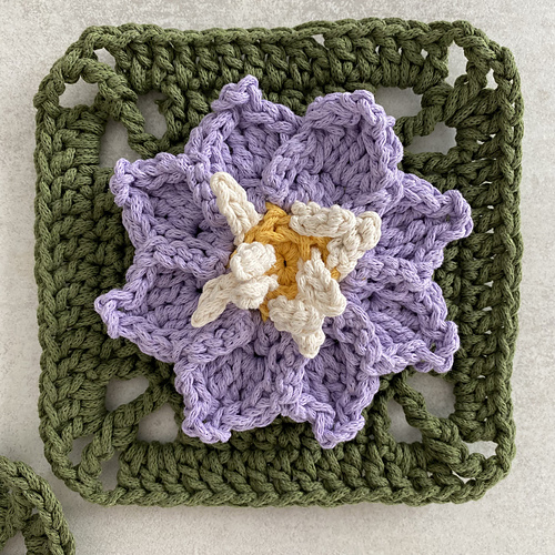 Ravelry: Violet Granny Square pattern by Anna Lisek