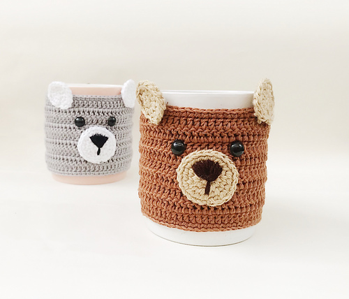 Ravelry: Bear Cup Holder pattern by Arya Nguyen