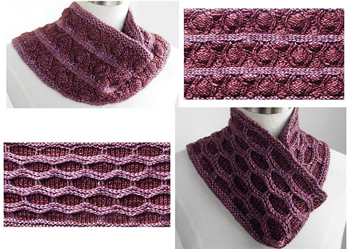 Ravelry: Combed-Cocooned-Braided Cowls pattern by Uma Padu