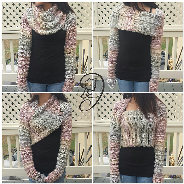 Ravelry: Antonia Wrap Around Shrug pattern by Melody Martinez