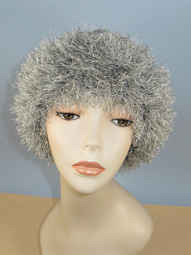 Ravelry: Faux Fun Fur Trim Beanie Hat pattern by Christine Grant