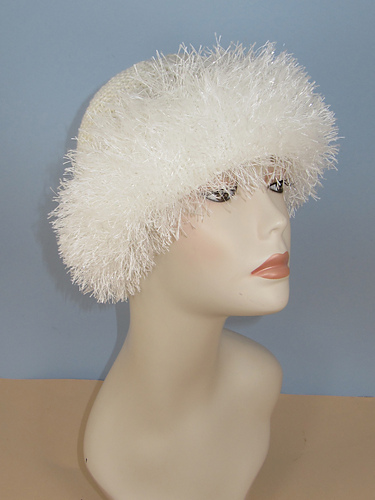 Ravelry: Faux Fur Trim Garter Stitch Beanie Hat pattern by Christine Grant