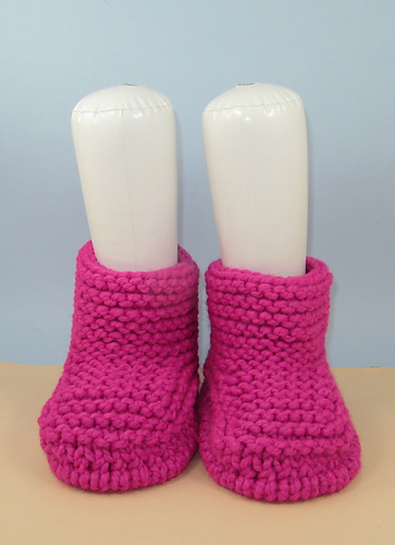 Ravelry: Super Chunky Simple Garter Stitch Ankle Boots pattern by ...