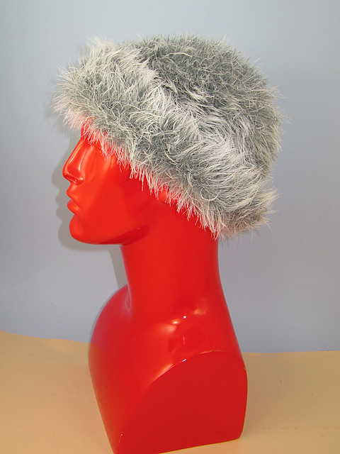Ravelry: Faux Fun Fur Russian Beanie Hat pattern by Christine Grant