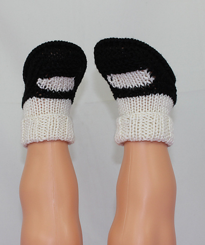 Ravelry: Baby 2x2 Rib Cuff Sock and Slipper Booties pattern by ...
