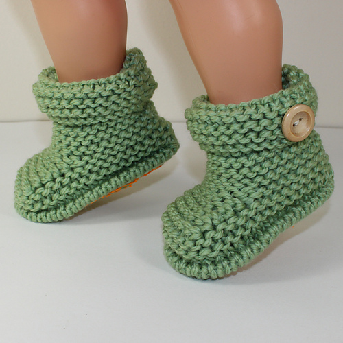 Ravelry: Toddler Simple Chunky One Button Ankle Boots pattern by ...