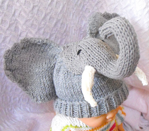 Ravelry: Baby Big Ears Elephant Hat pattern by Christine Grant