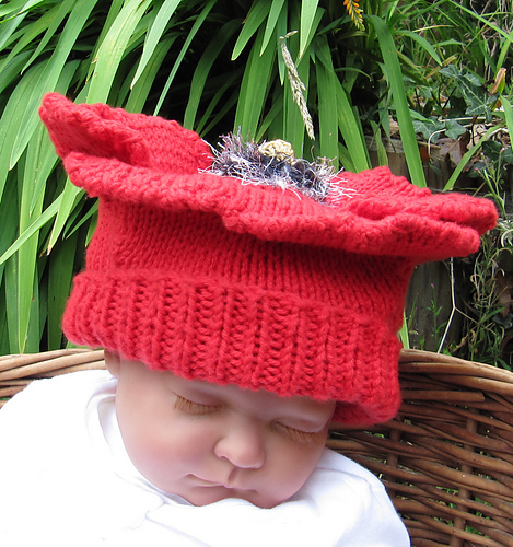 Ravelry: Baby Poppy Beanie pattern by Christine Grant