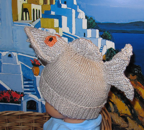 Ravelry: Something Fishy Fish Beanie Hat pattern by Christine Grant