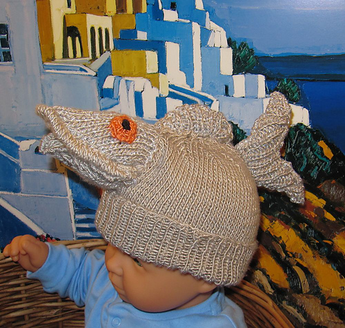 Ravelry: Something Fishy Fish Beanie Hat pattern by Christine Grant