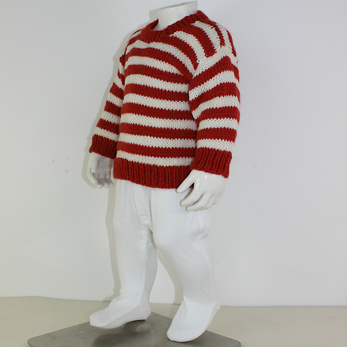 Ravelry: Baby Simple Stripe Sweater pattern by Christine Grant