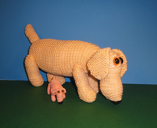 Ravelry: Big Wiener,Weeny Wiener toys pattern by Christine Grant