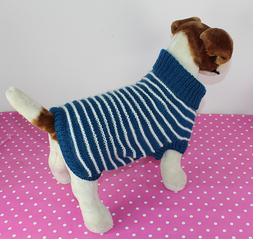 Ravelry: Dog Stripe Sweater pattern by Christine Grant