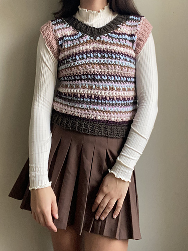 Ravelry: Ultimate Stash Bust Vest pattern by Hunter Scanlan