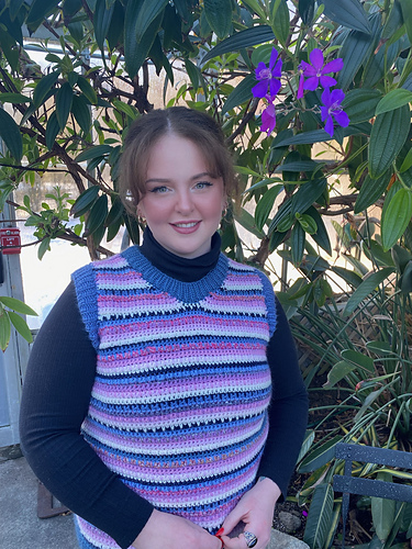 Ravelry: Ultimate Stash Bust Vest pattern by Hunter Scanlan