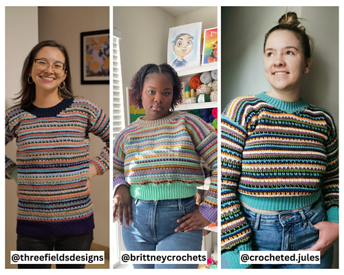 Ravelry: Ultimate Stash Bust Sweater pattern by Hunter Scanlan