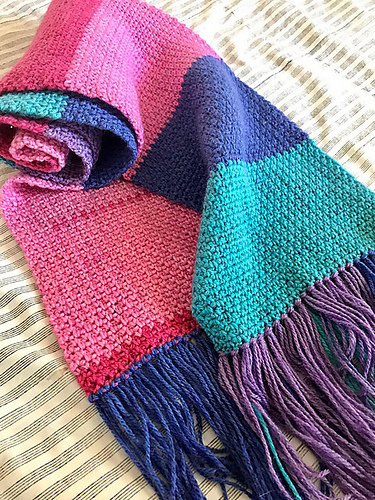 Ravelry: Simple Texture Crochet Scarf pattern by Yarnspirations Design ...