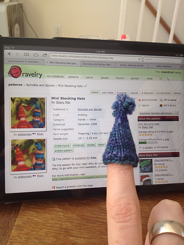 Ravelry: Mini Stocking Hats pattern by Stacy Mar