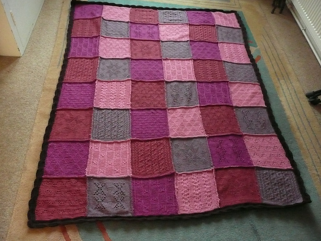 Ravelry: maillesanglaise's Rowan Afghan KAL 2014