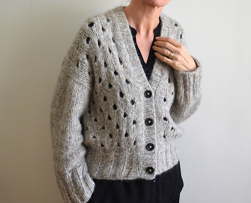 Ravelry: Polka Dot Cardi pattern by Midori Hirose