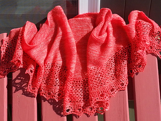 Ravelry: Cherry Pie Shawl pattern by Michele Kenyon