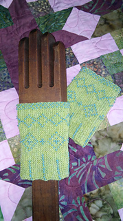 Ravelry: Lucy in the Sky Beaded Wristers pattern by Michele Kenyon