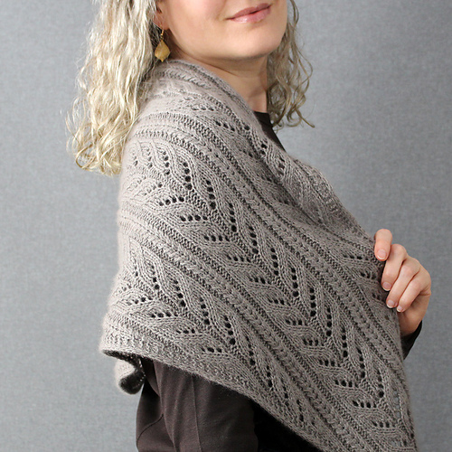 Ravelry: Fern Field Wrap pattern by Lisa Hannes