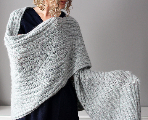 Ravelry: Coral Reef Wrap pattern by Lisa Hannes