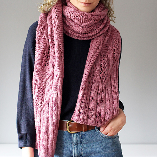 Ravelry: Rose Garden Wrap pattern by Lisa Hannes