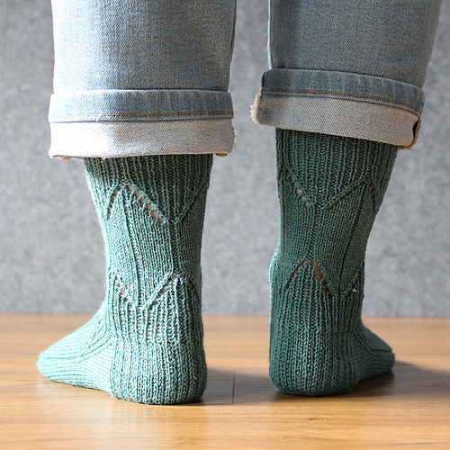 Ravelry: Pinecone Socks pattern by Lisa Hannes