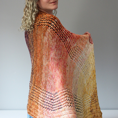 Ravelry: Bag of Sweets Wrap pattern by Lisa Hannes