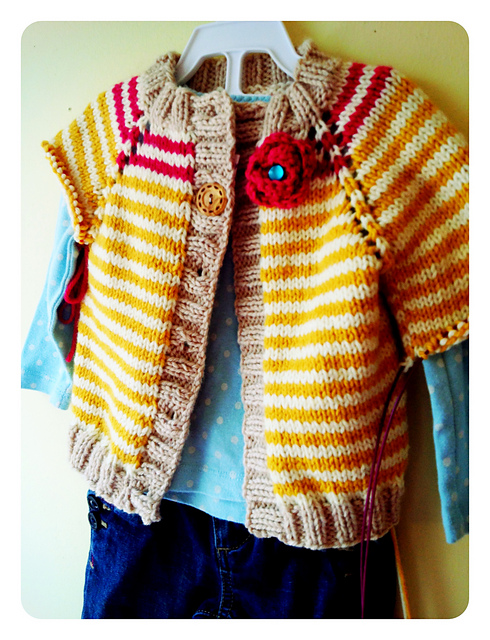 Ravelry: mamacaffee's Claire's Birthday Cardigan