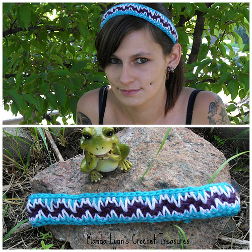 Ravelry: Layered Spike Stitch Headband pattern by Manda Proell