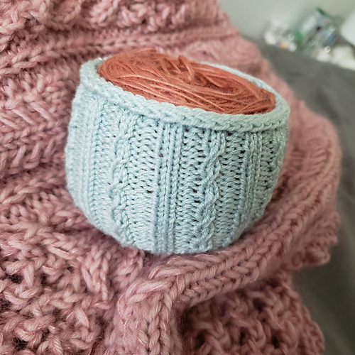 Ravelry: Mini Yarn Cozy (Knit) pattern by Knitty Natty