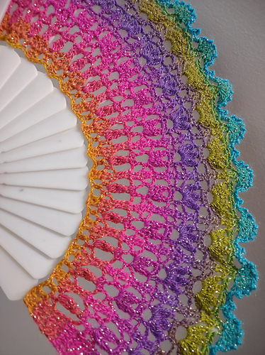 Ravelry: Crown of Petals Hand Fan pattern by Brandi Brewer