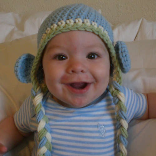 Ravelry: Bulky Monkey Earflap Beanie pattern by Elizabeth Alan