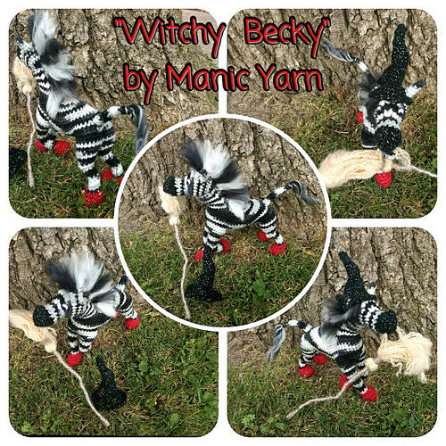Ravelry: Witchy Becky Zebra pattern by Manic Yarn